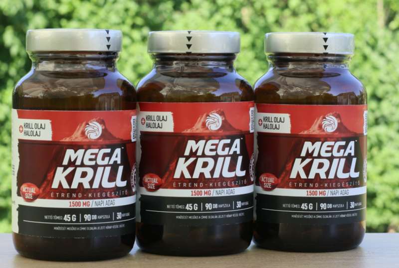 Mega Krill 1500 mg – tápanyag-gazdag krill- és halolaj kapszula az egészség érdekében